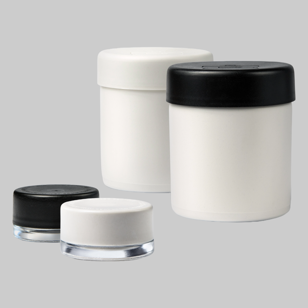 Cannabis Jars & Screw-Top Lids Packaging - Wholesale | Sana Packaging ...