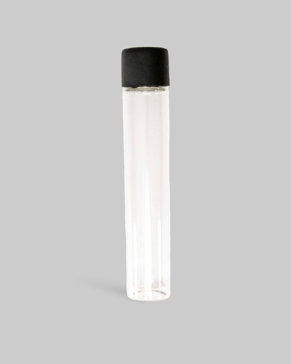 Recyclable Glass Pre-Roll Tube with Lid | Sana Packaging